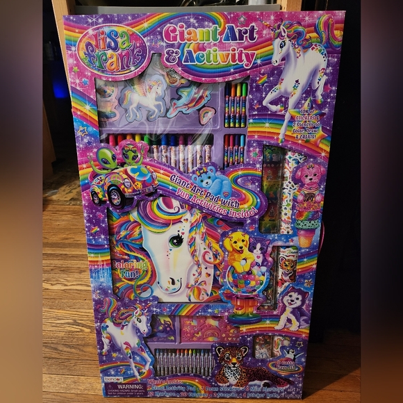 Lisa Frank | Office | Lisa Frank Giant Art Activity Set Rare | Poshmark